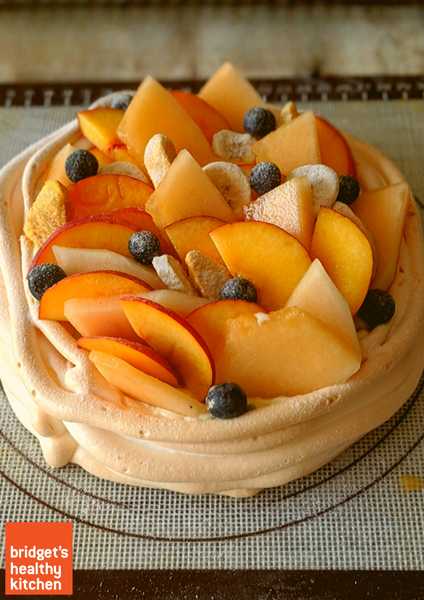 Passionfruit Curd Mallova Pavlova – Bridgets Healthy Kitchen